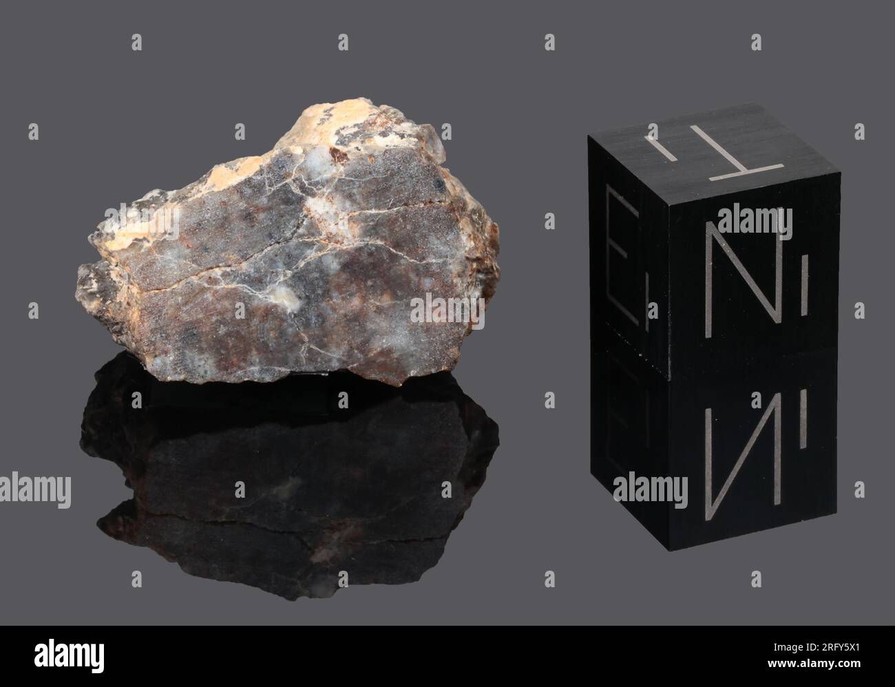 NWA 15680 - Found in 2002, Erfoud, Morocco, Africa. Lunar feldspathic ...