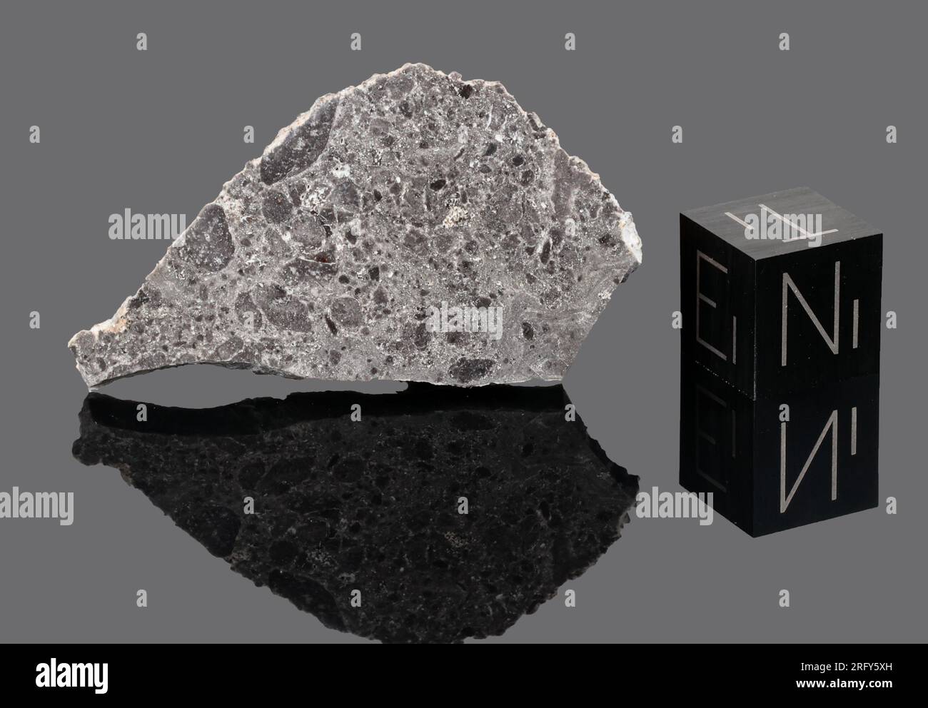 NWA 12971 - Found 2020, Morocco, Africa. Troctolite-melt Lunar ...