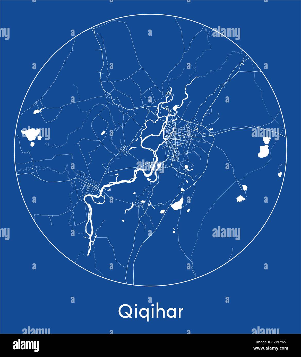 Qiqihar map hi-res stock photography and images - Alamy