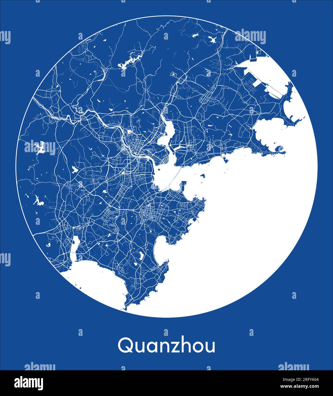 Quanzhou map Stock Vector Images - Alamy