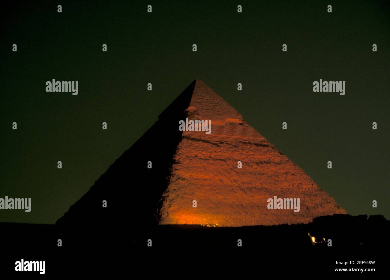 The pyramids of giza near the city of Cairo at the capital of Egypt in ...