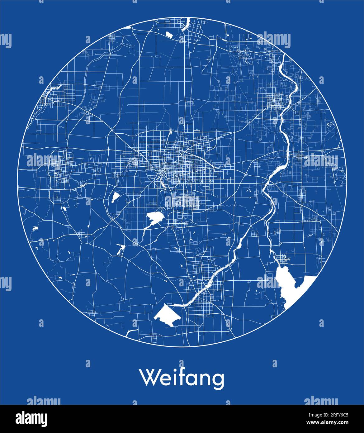Weifang map hi-res stock photography and images - Alamy