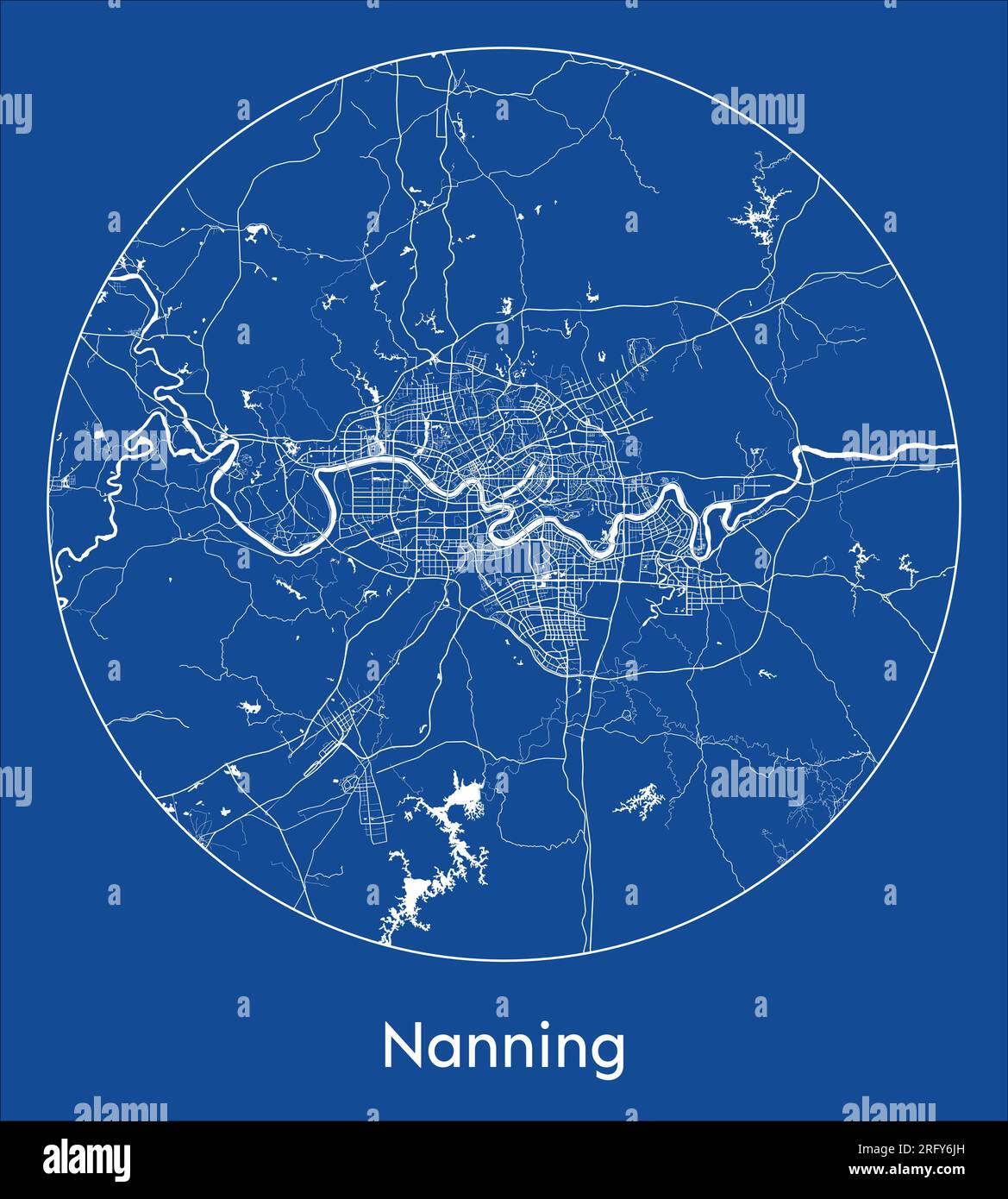 Nanning map hi-res stock photography and images - Alamy