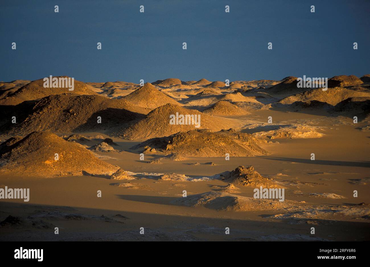 The Landscape and Nature in the White Desert near the Village of ...