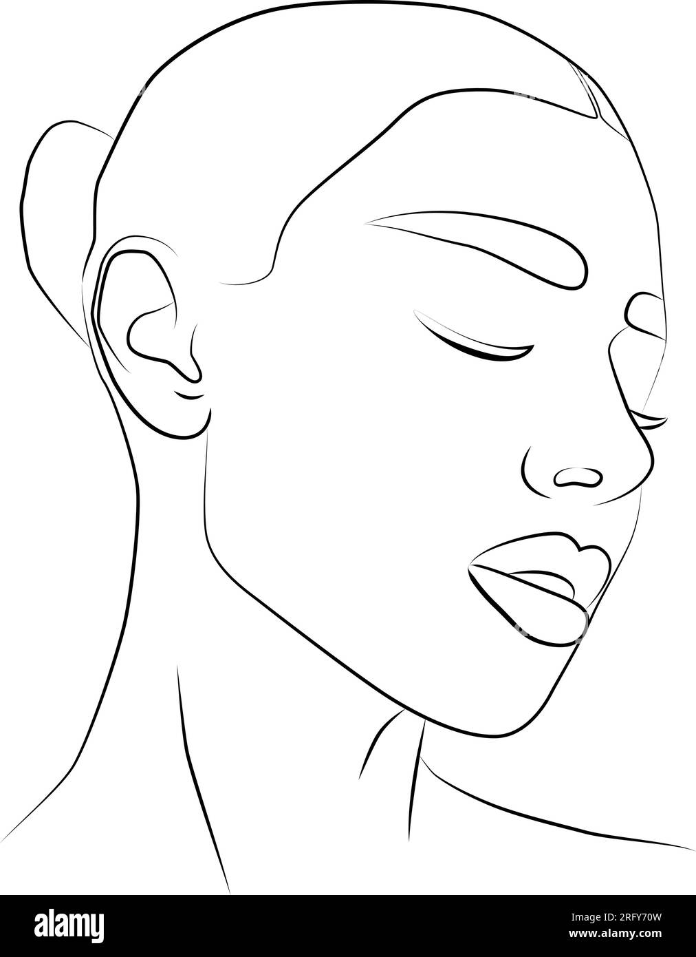 Female Head Sketch