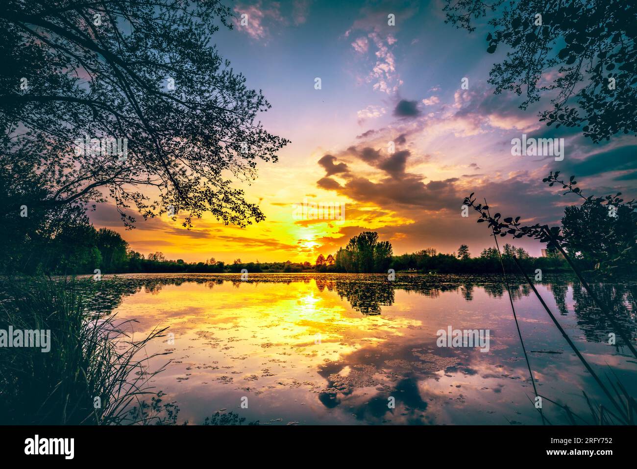 Nature Landscape Lake Sunrise Reflection Water Free Images