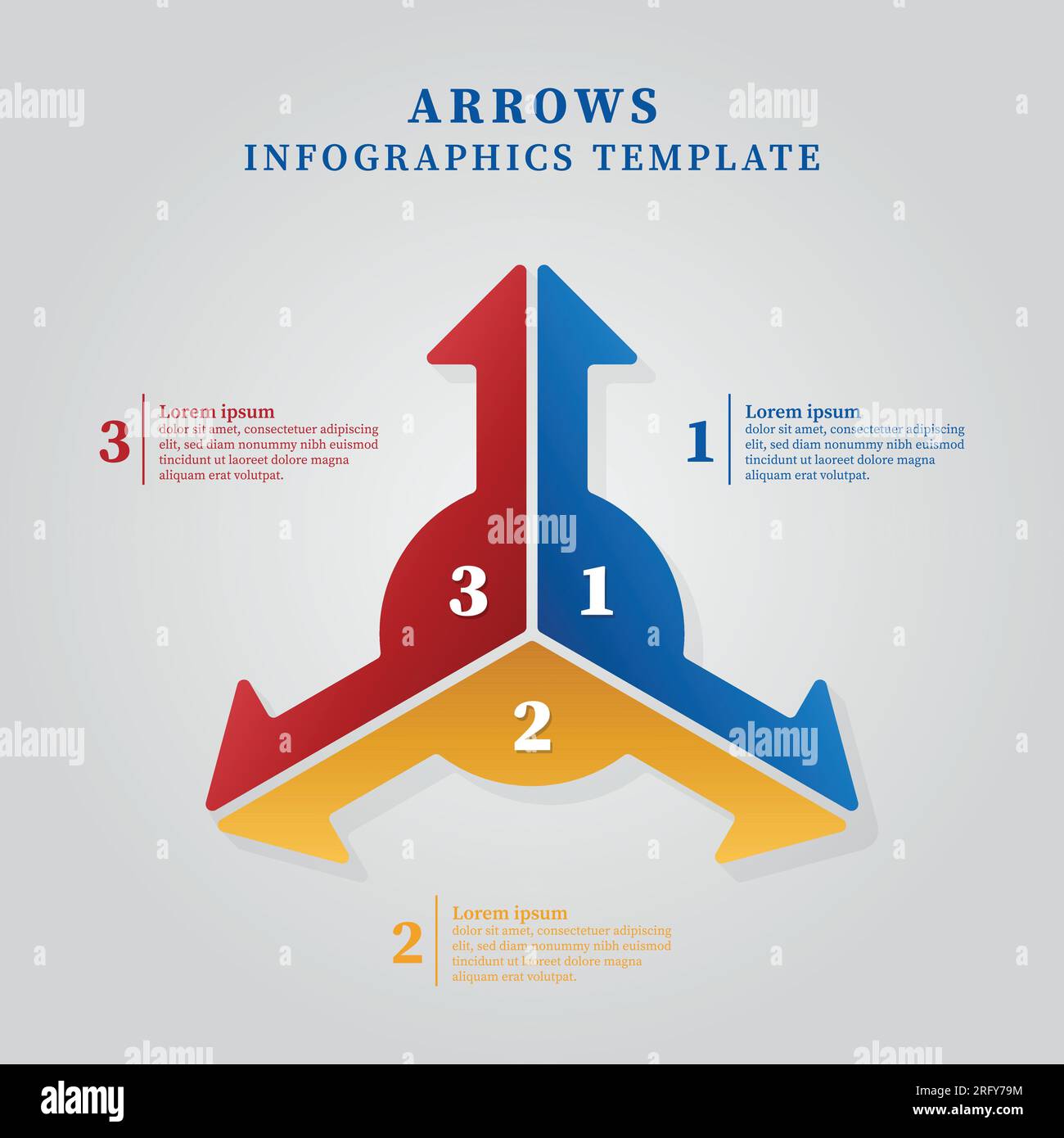 Arrow Process infographics design template. Business concept ...