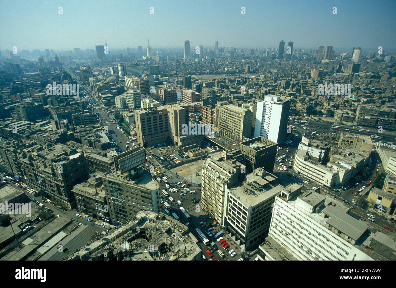 a View of the city Cairo, the Capital of Egypt in North Africa. Egypt ...