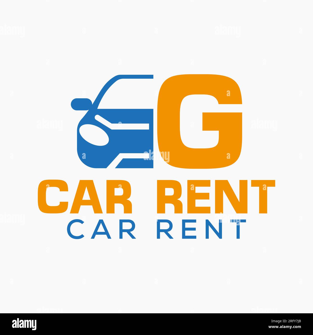 Letter G Rent Car Logo Design Template. Automotive Car Logo Symbol ...