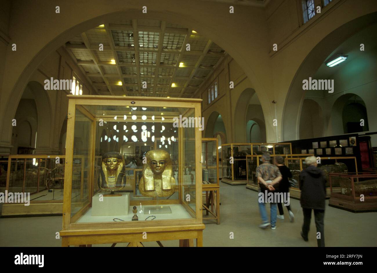 a view into the Old Egyptian Museum in the old Town of Cairo the ...