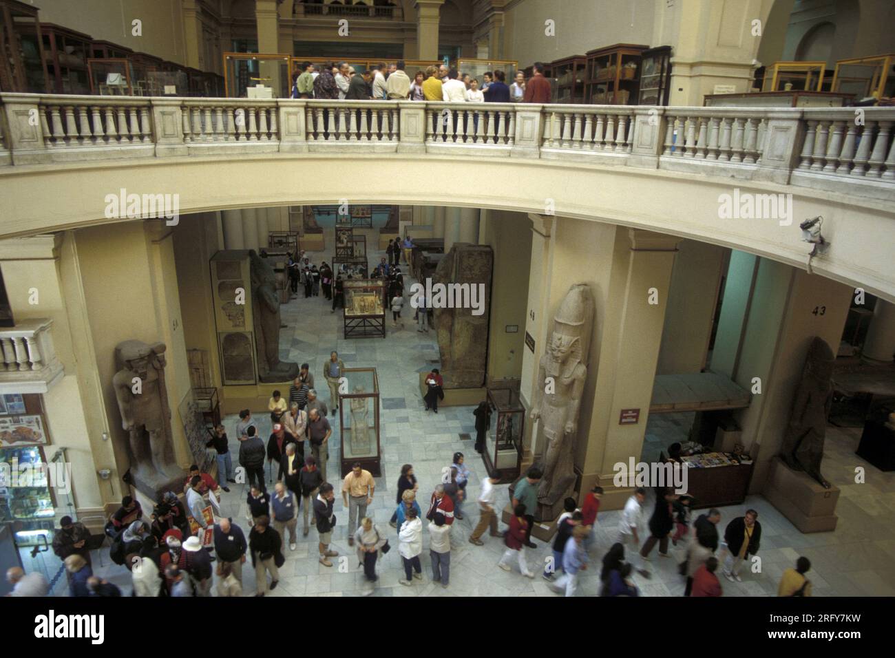 a view into the Old Egyptian Museum in the old Town of Cairo the ...