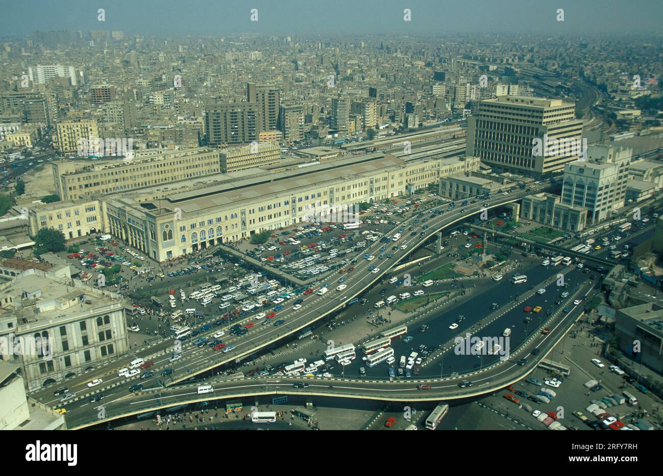 Railway station in ramses square hi-res stock photography and images ...