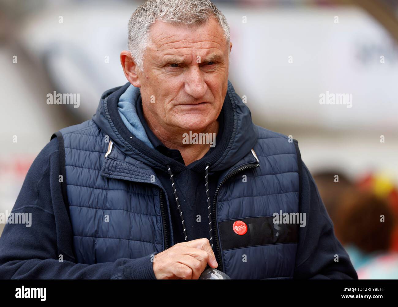 Sunderland manager Tony Mowbray during the Sky Bet Championship match ...