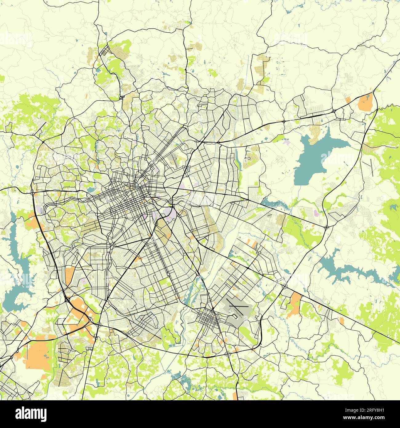 Map of curitiba hi-res stock photography and images - Alamy