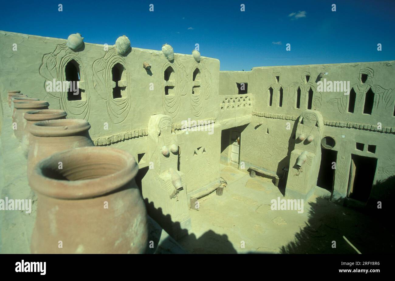 the Museum Badrs in the town and Oasis of Farafra in the Libyan or ...