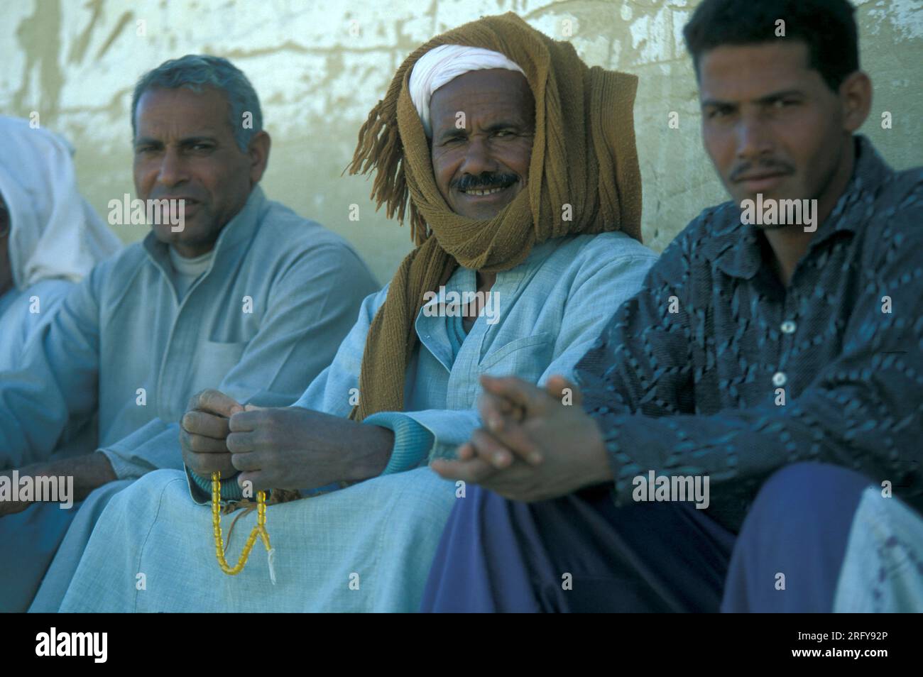 Men in the Town and Oasis of Farafra in the Libyan or estern Desert of ...
