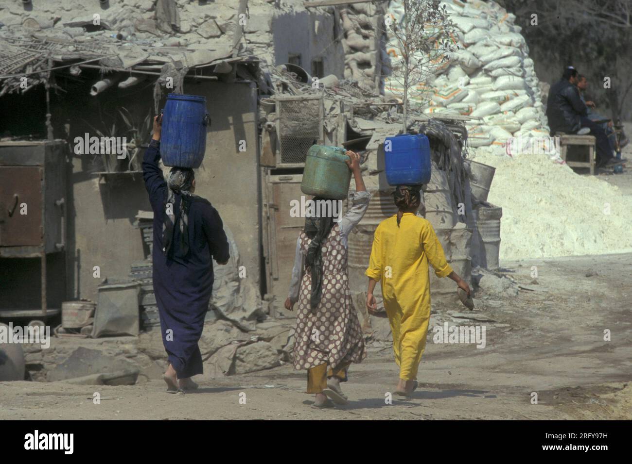 Women workers in a Pottery Factory in the Old Town of Cairo the Capital ...