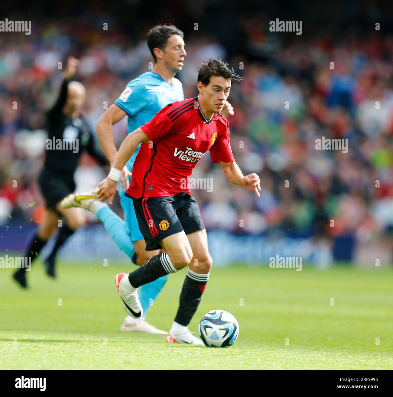 6th August 2023; Aviva Stadium, Dublin, Ireland: Pre Season Football Friendly, Manchester United ...