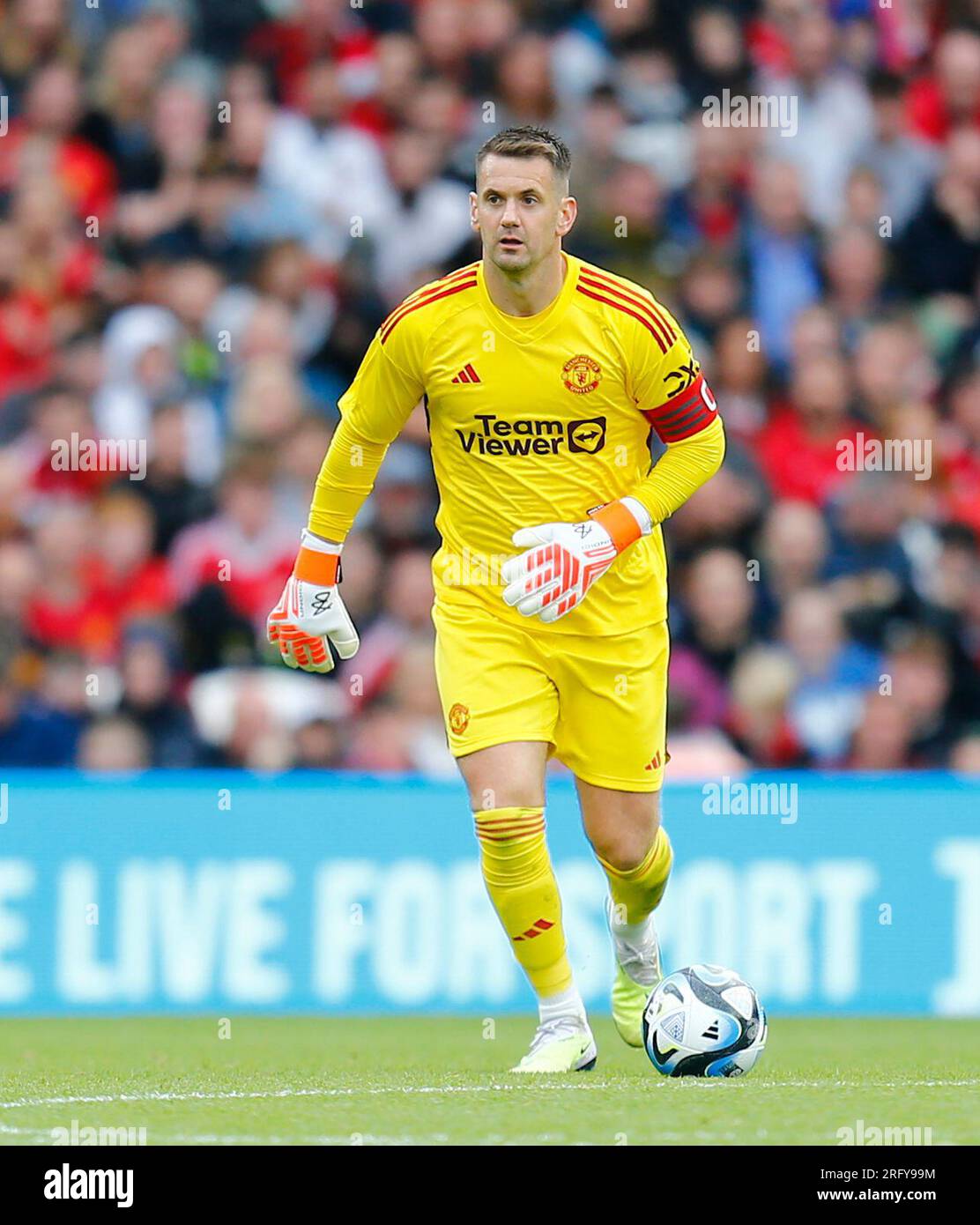 6th August 2023; Aviva Stadium, Dublin, Ireland: Pre Season Football Friendly, Manchester United ...