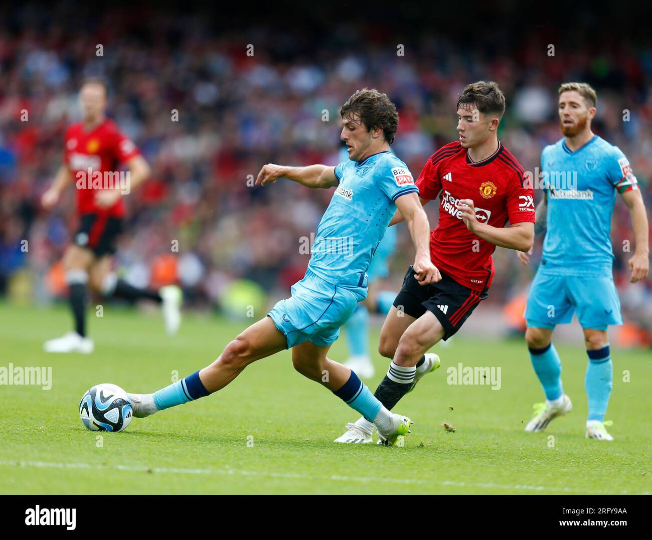 6th August 2023; Aviva Stadium, Dublin, Ireland: Pre Season Football Friendly, Manchester United ...