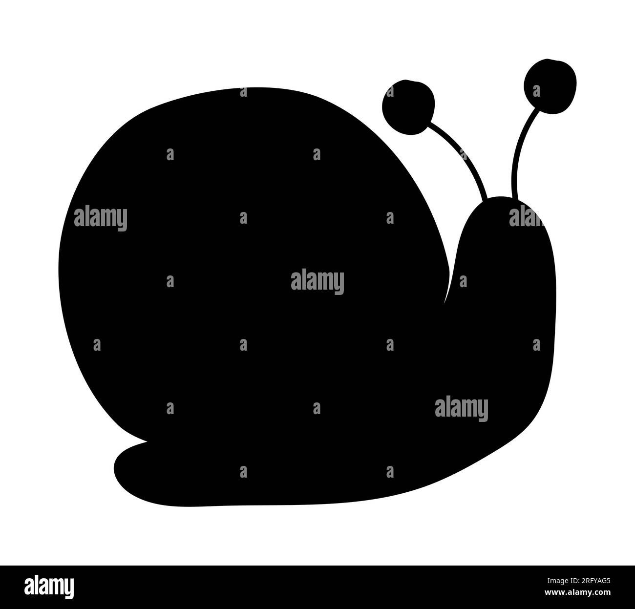 Snail vector vector vectors Black and White Stock Photos & Images - Alamy