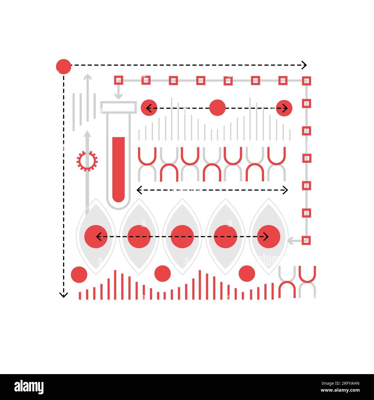Human therapeutic cloning. Innovative biotechnology science vector ...