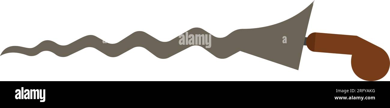 Kris Dagger Vector Icon Stock Vector Image And Art Alamy