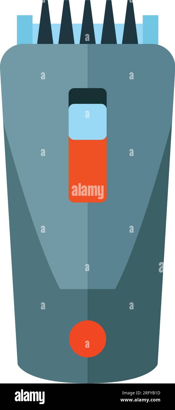 Hair clipper icon flat Cut Out Stock Images & Pictures - Alamy