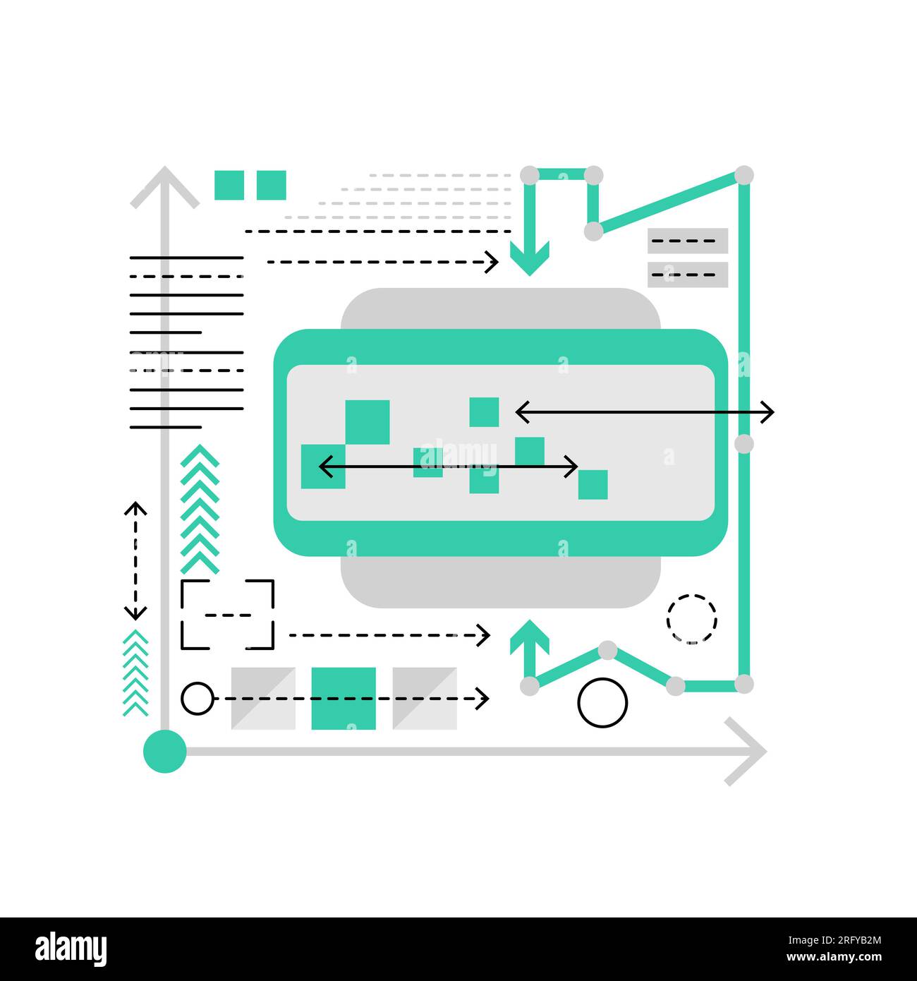 Handheld portable game. Video gaming, handheld game console vector ...