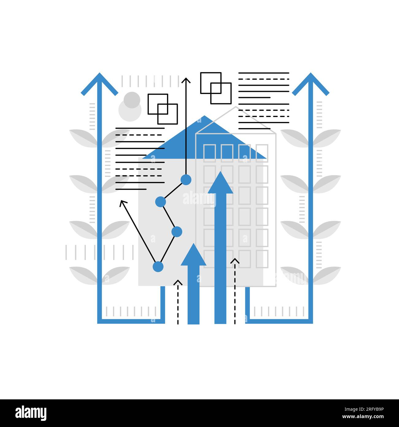 Eco friendly house. Sustainable home, alternative energy, renewable ...