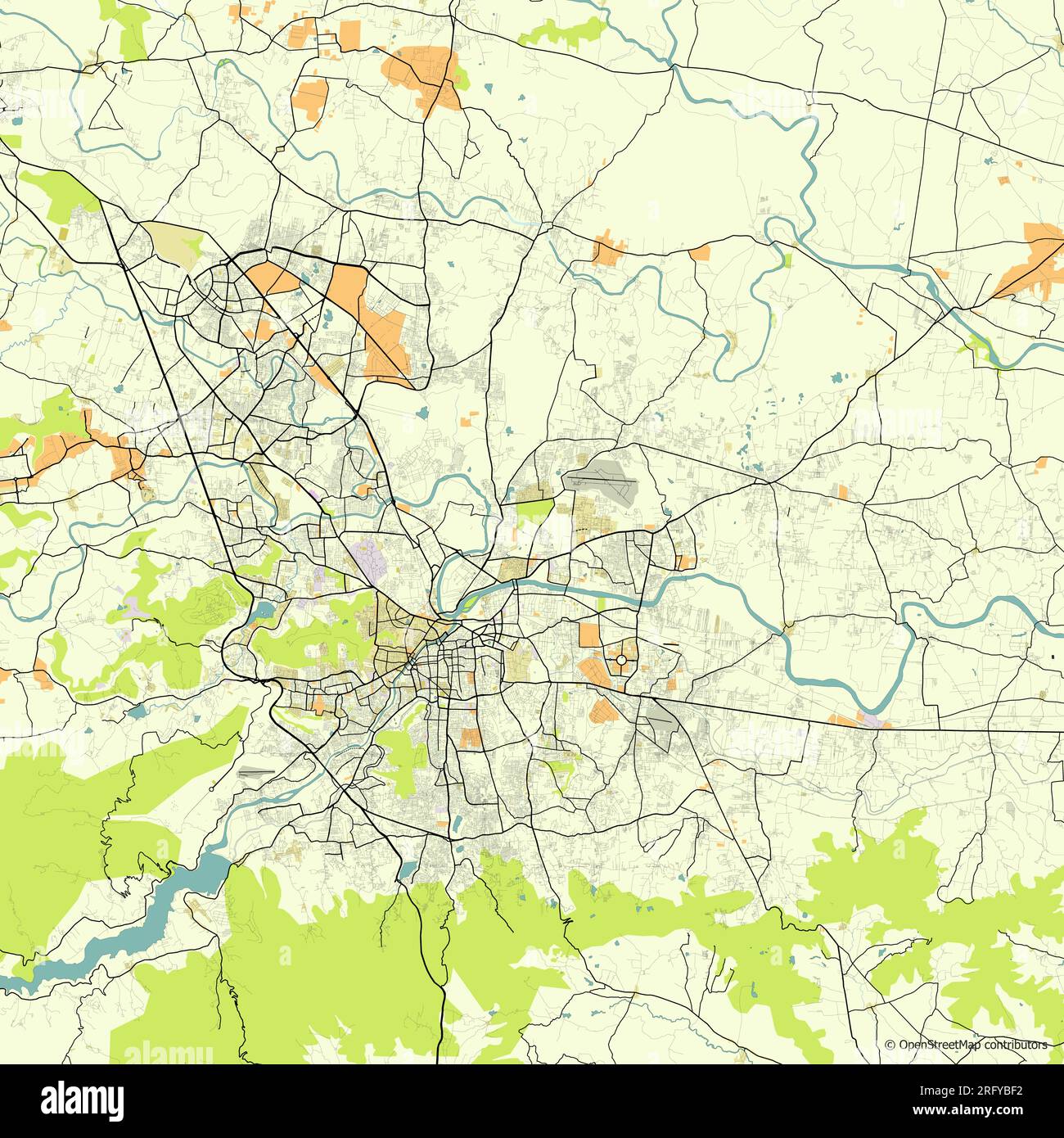 Pune map hi-res stock photography and images - Alamy