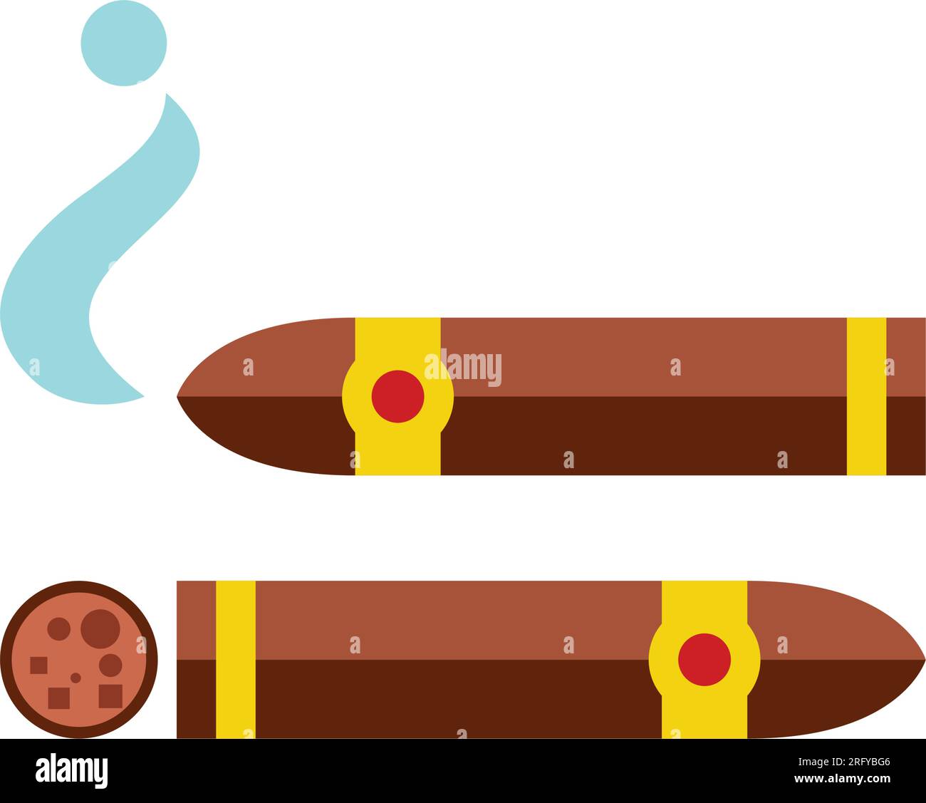 Cuban cigar cigars sign Stock Vector Images - Alamy