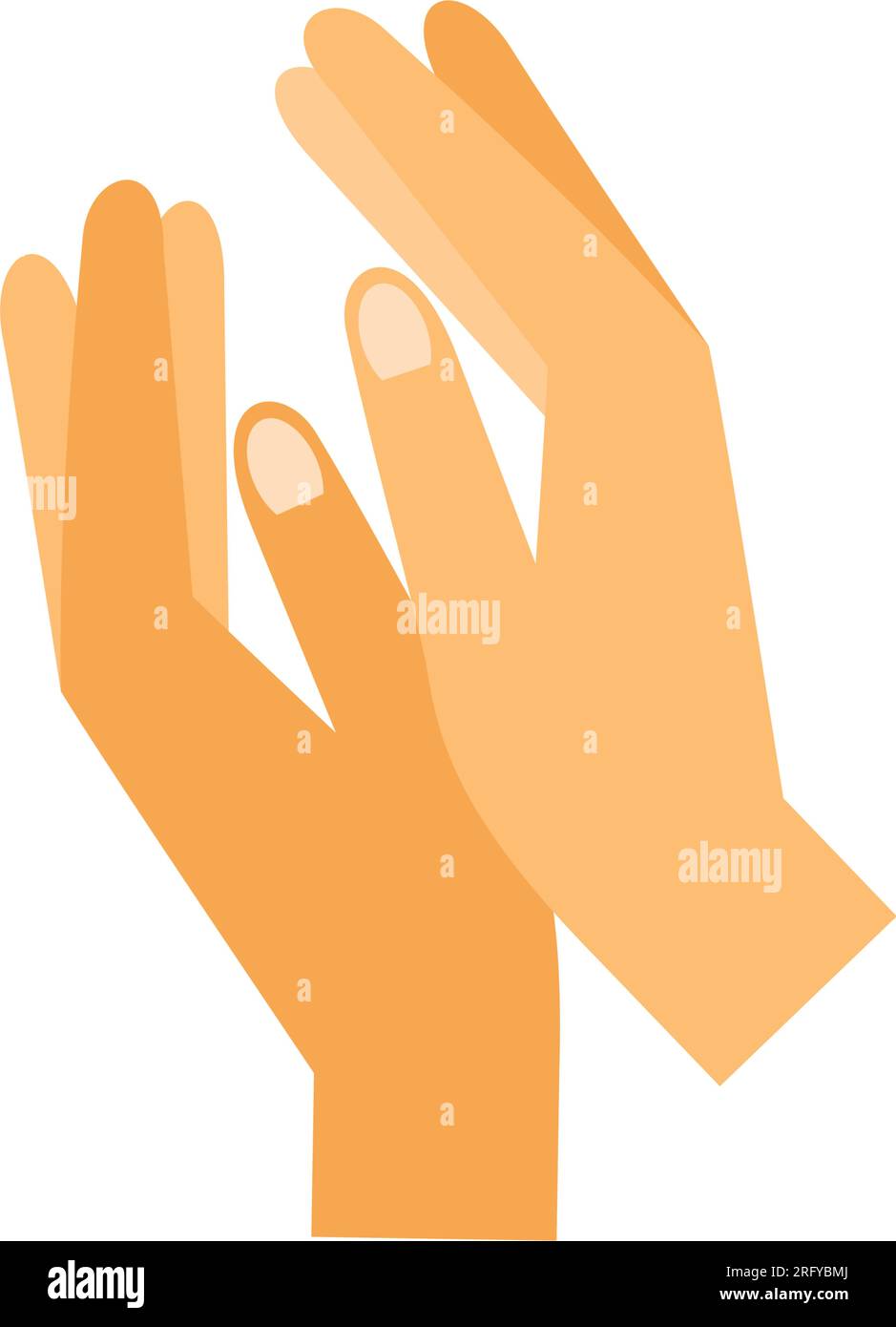 Clapping hands vector icon Stock Vector Image & Art - Alamy