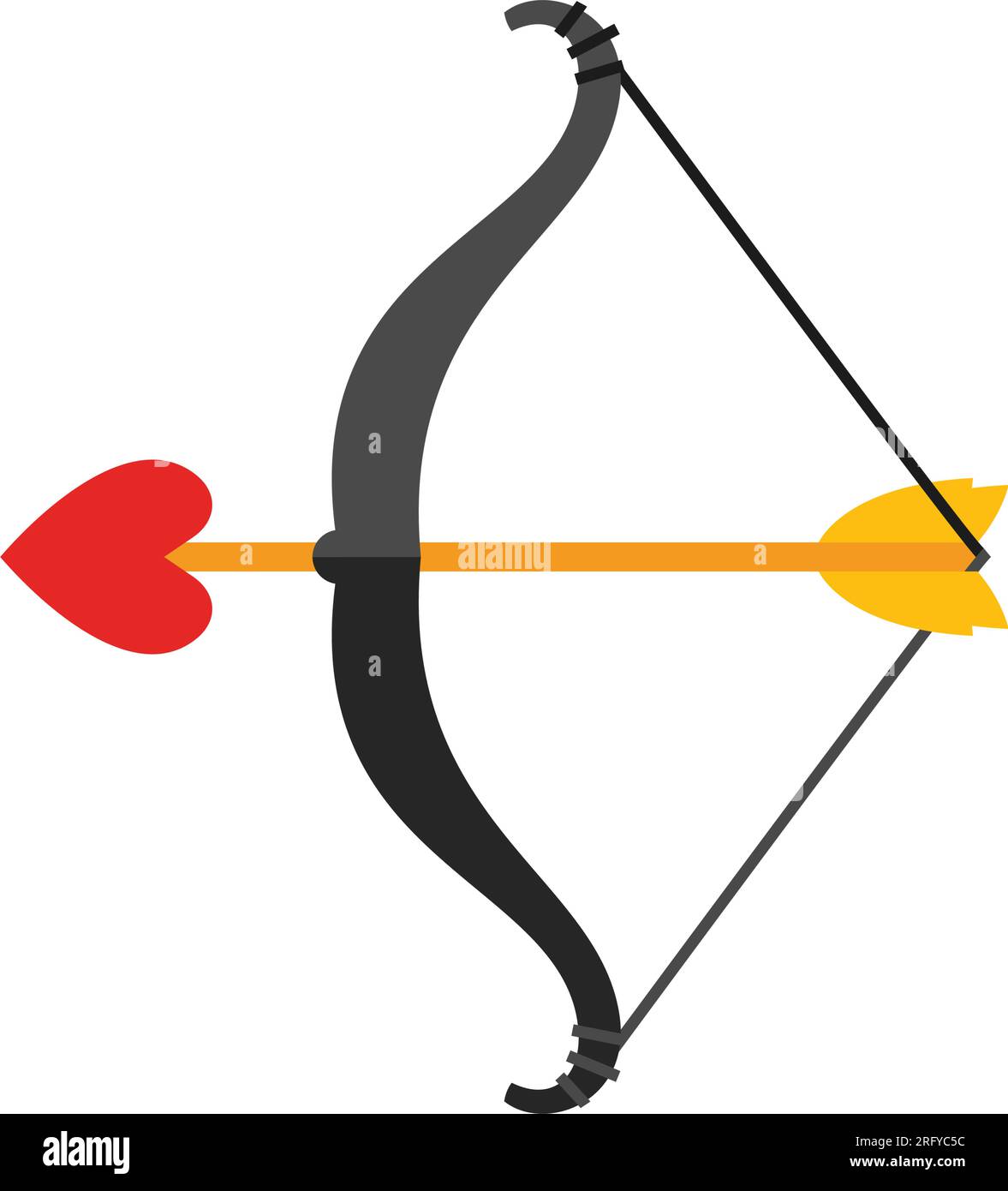 Bow arrow logo hi-res stock photography and images - Alamy