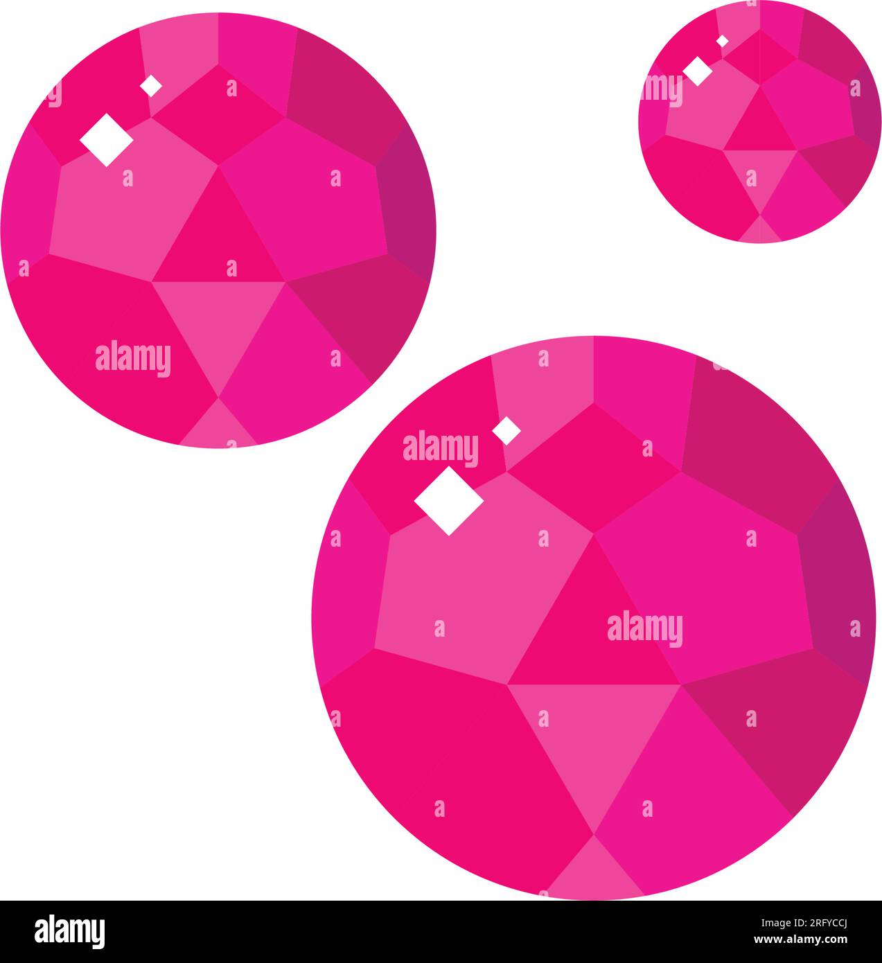 Bright pink garnet minerals icon Stock Vector Image & Art - Alamy