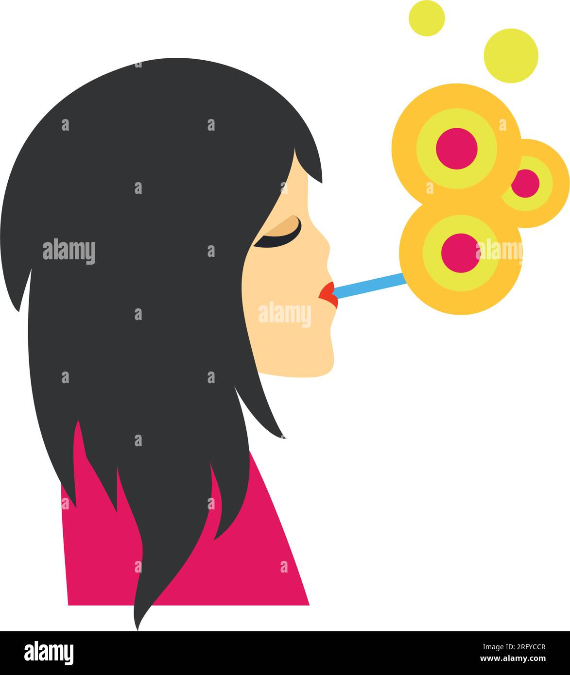 Person smoking woman cigarette Cut Out Stock Images & Pictures - Alamy