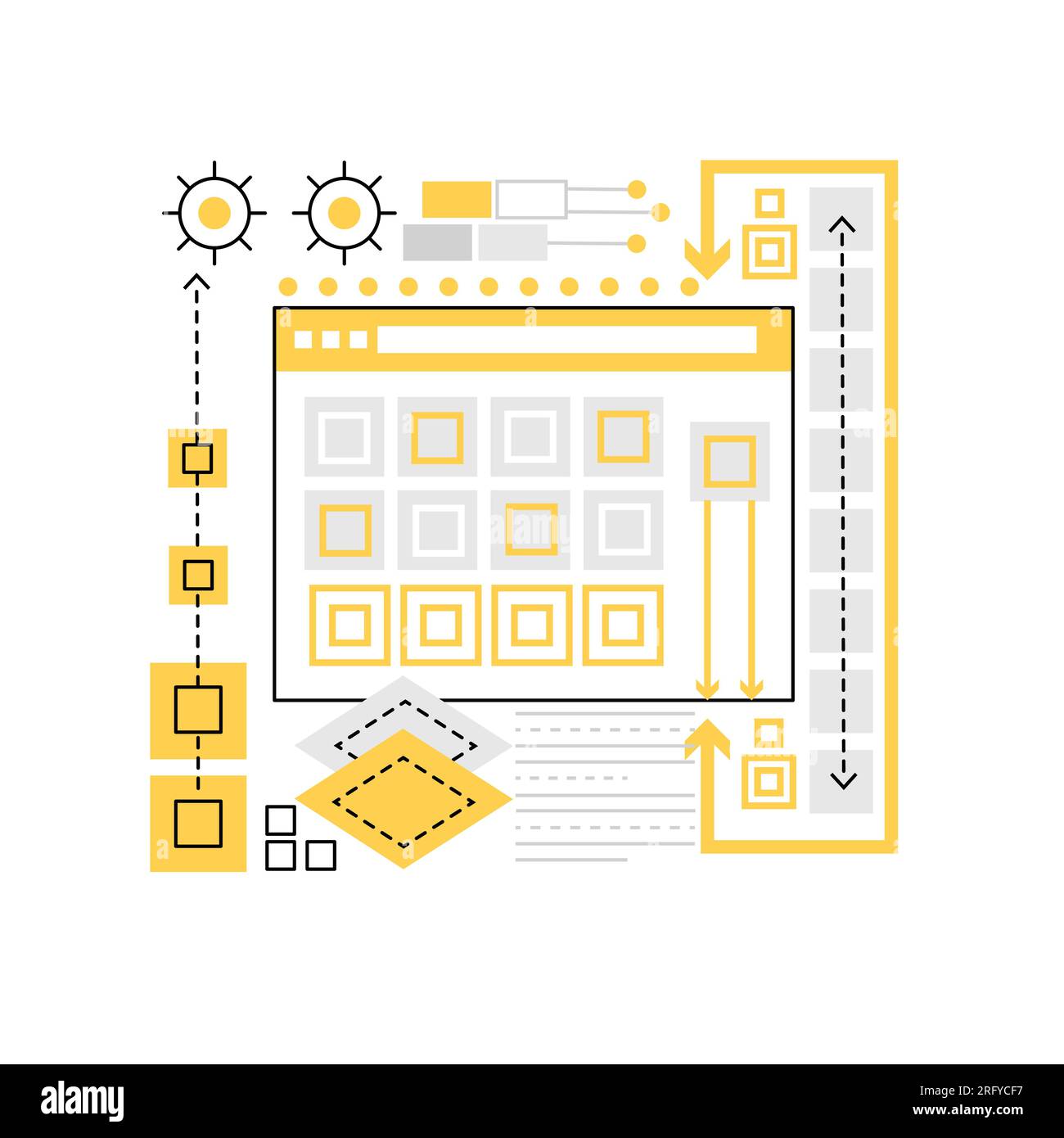 Game industry development. Video games building, gaming production ...