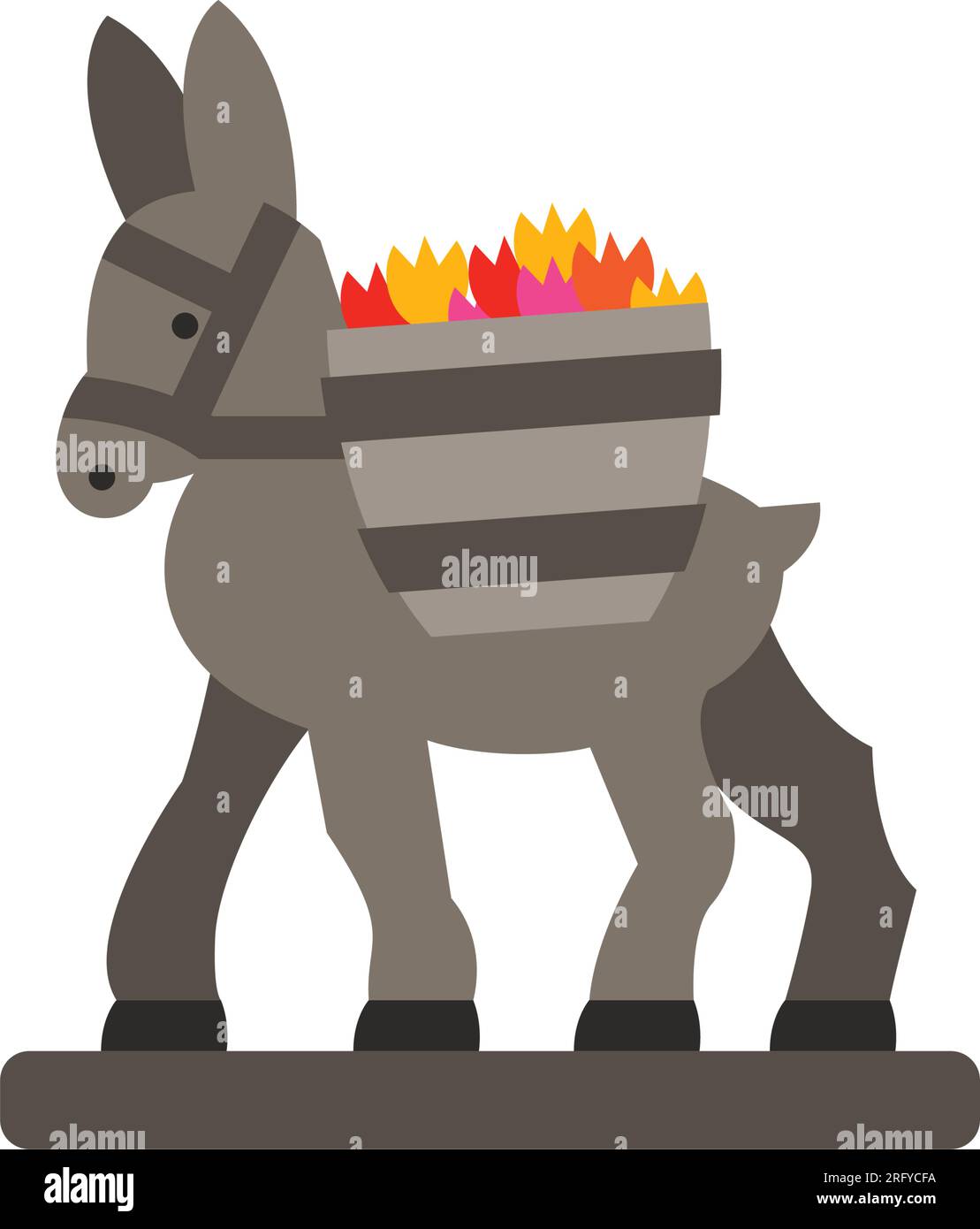 Donkey foal Stock Vector Images - Alamy