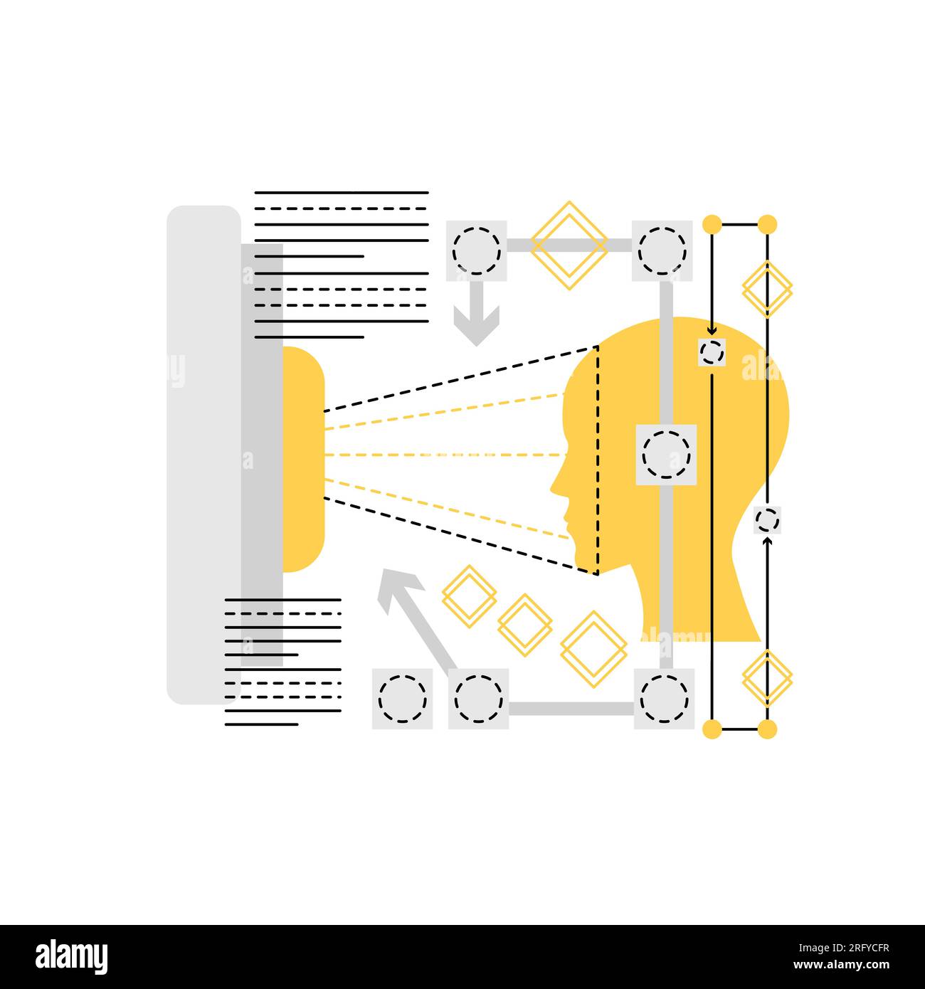 Virtual reality engine Stock Vector Images - Alamy