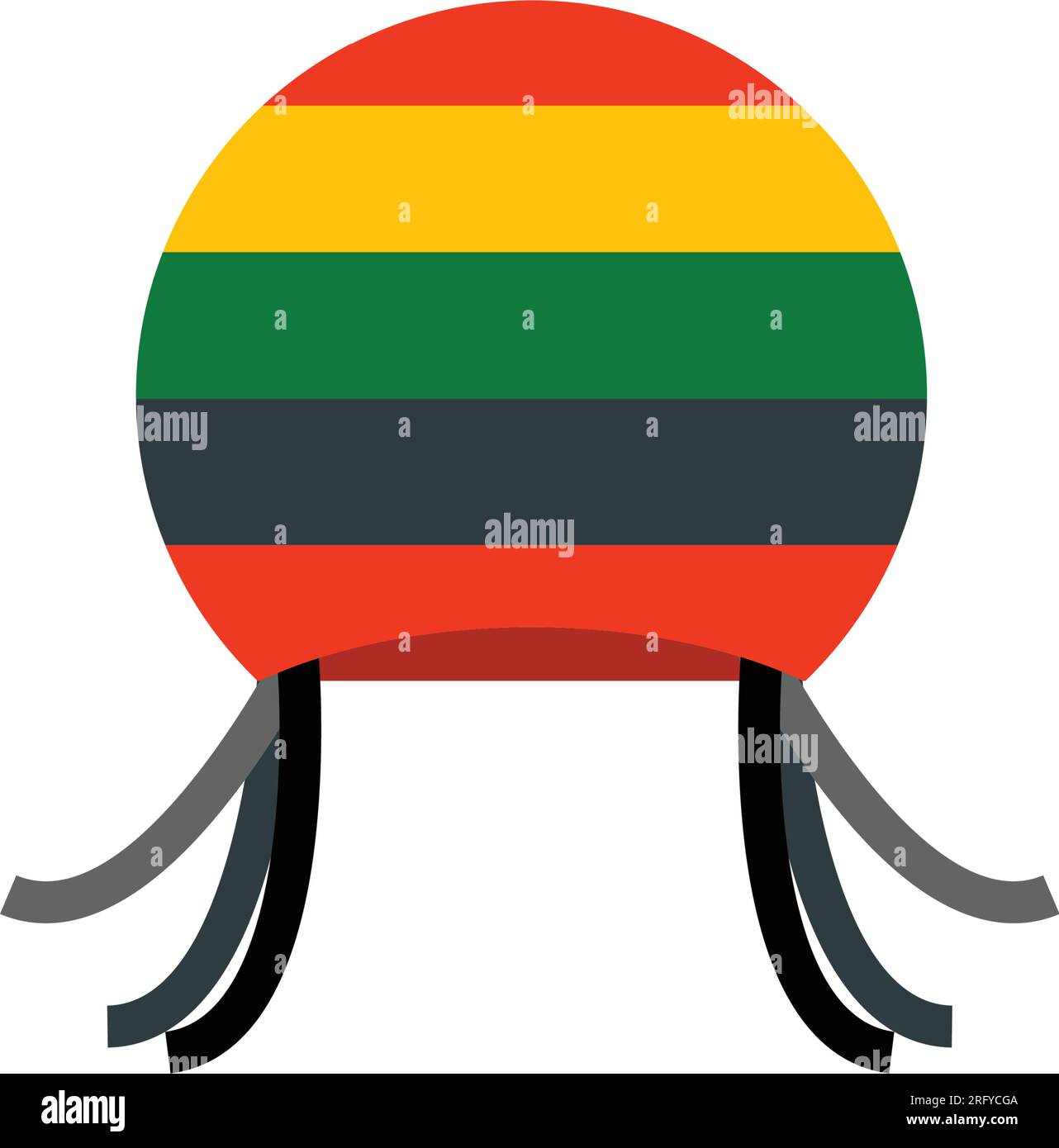 Rastafarian hat with dreadful locks icon Stock Vector Image & Art - Alamy
