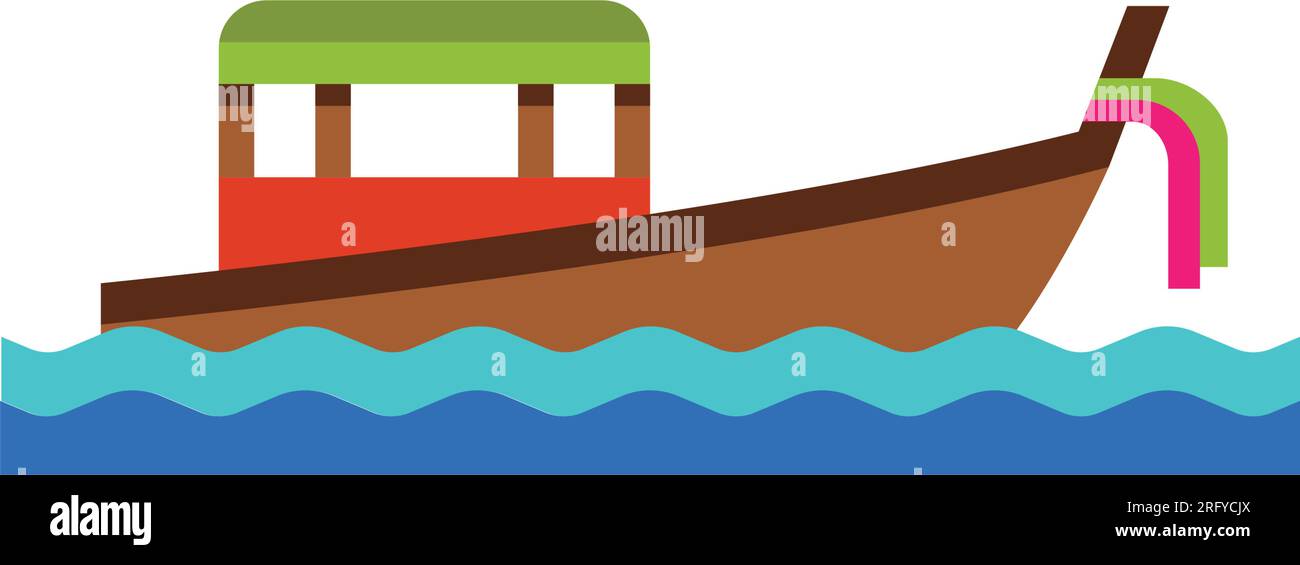 Thailand river floating Stock Vector Images - Alamy
