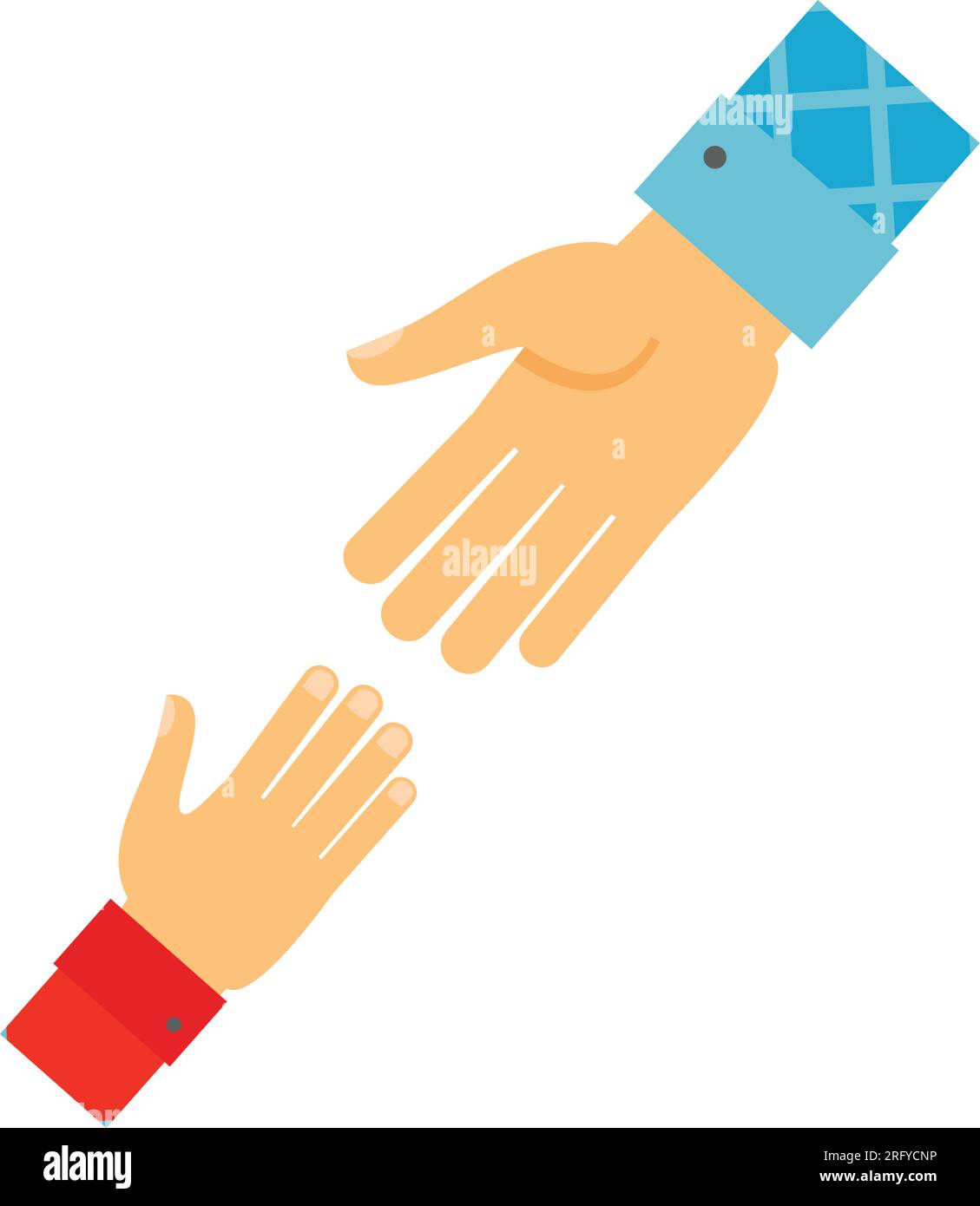 Helping hand icon Stock Vector Image & Art - Alamy