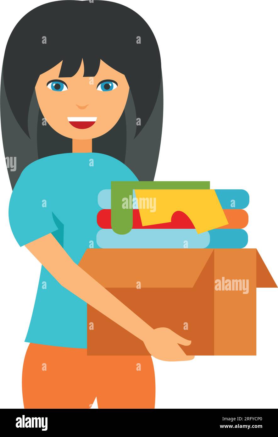 Clothes donation box icon Cut Out Stock Images & Pictures - Alamy