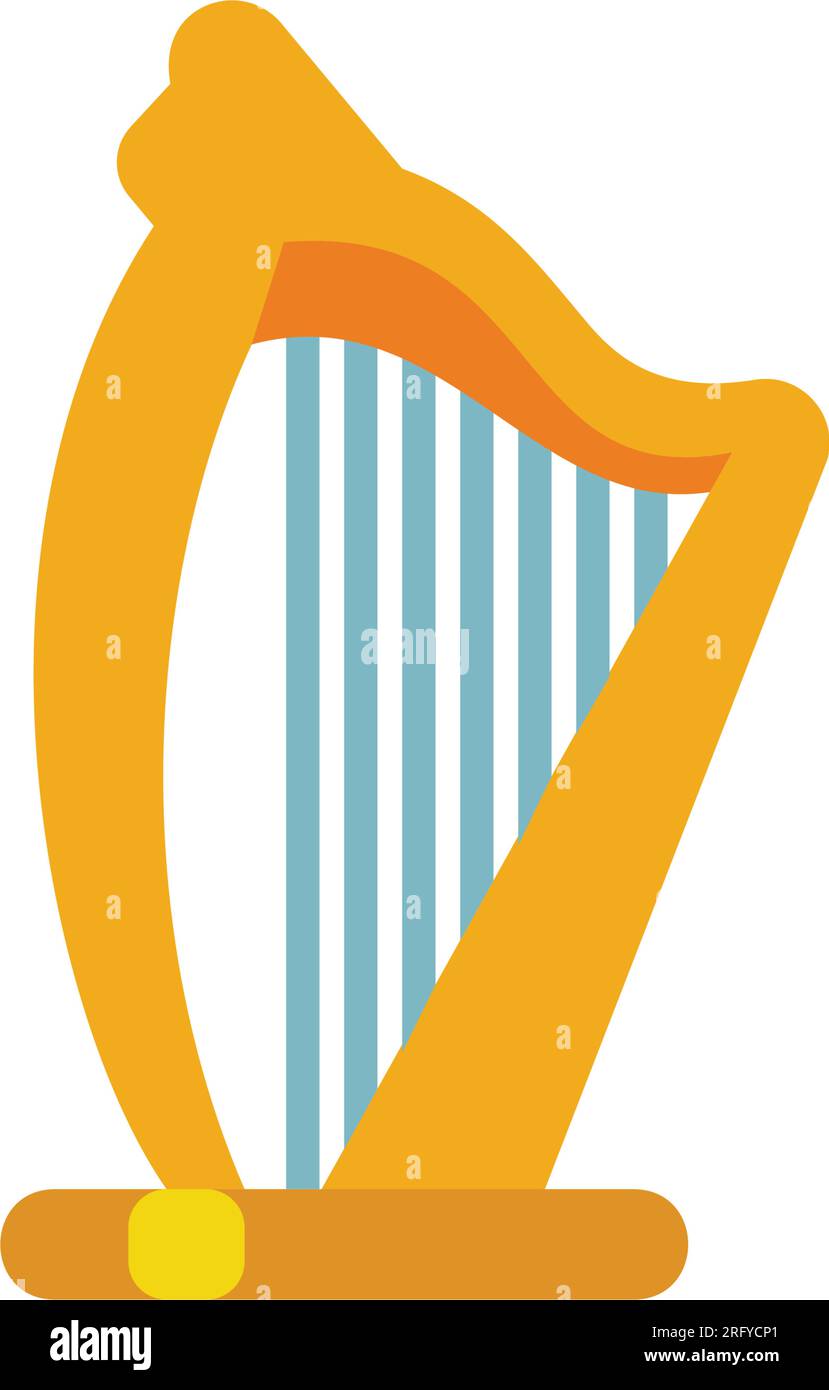 Irish harp vector icon Stock Vector Image & Art - Alamy