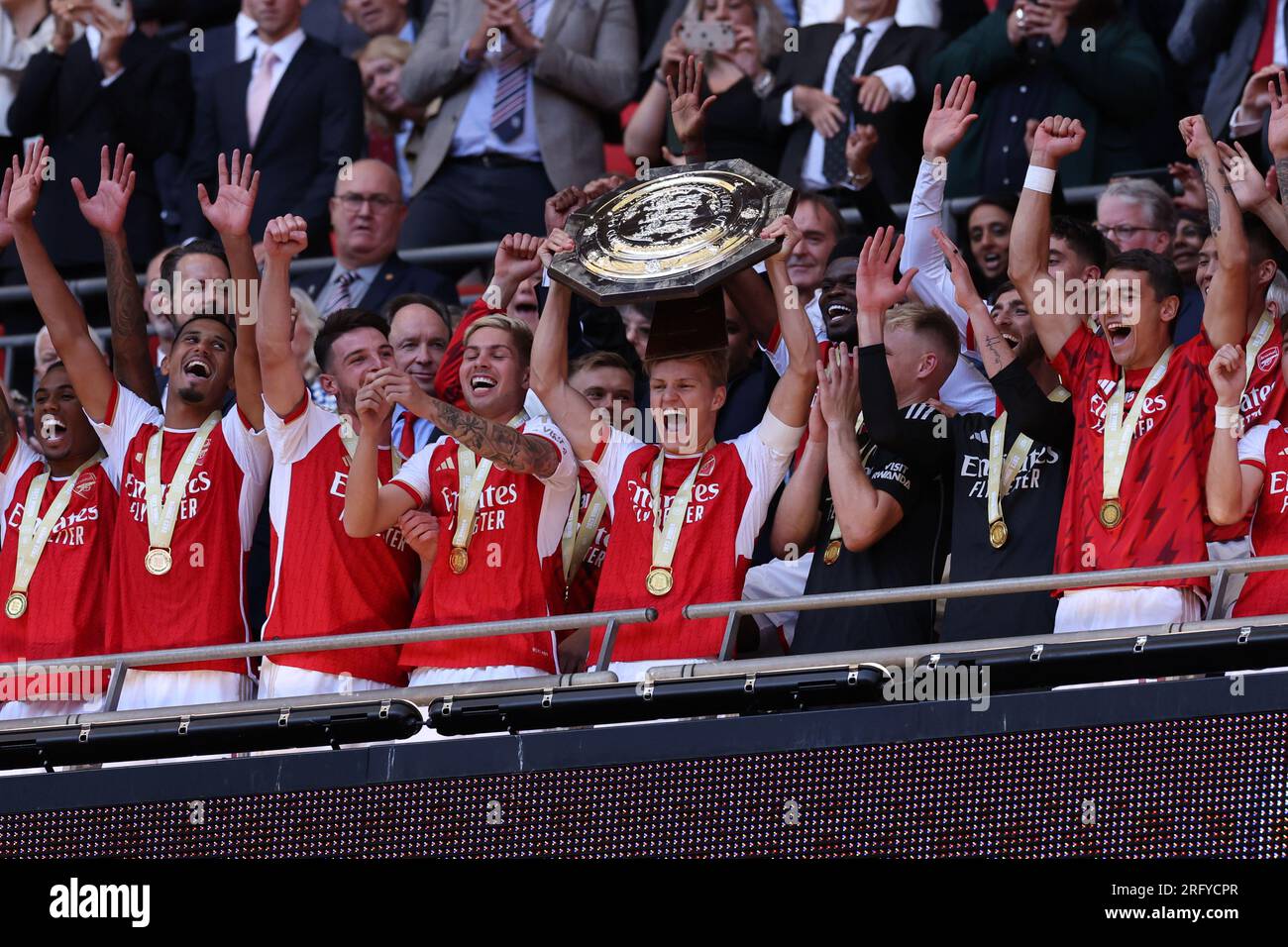Wembley Stadium, London, UK. 6th Aug, 2023. Community Shield Football ...