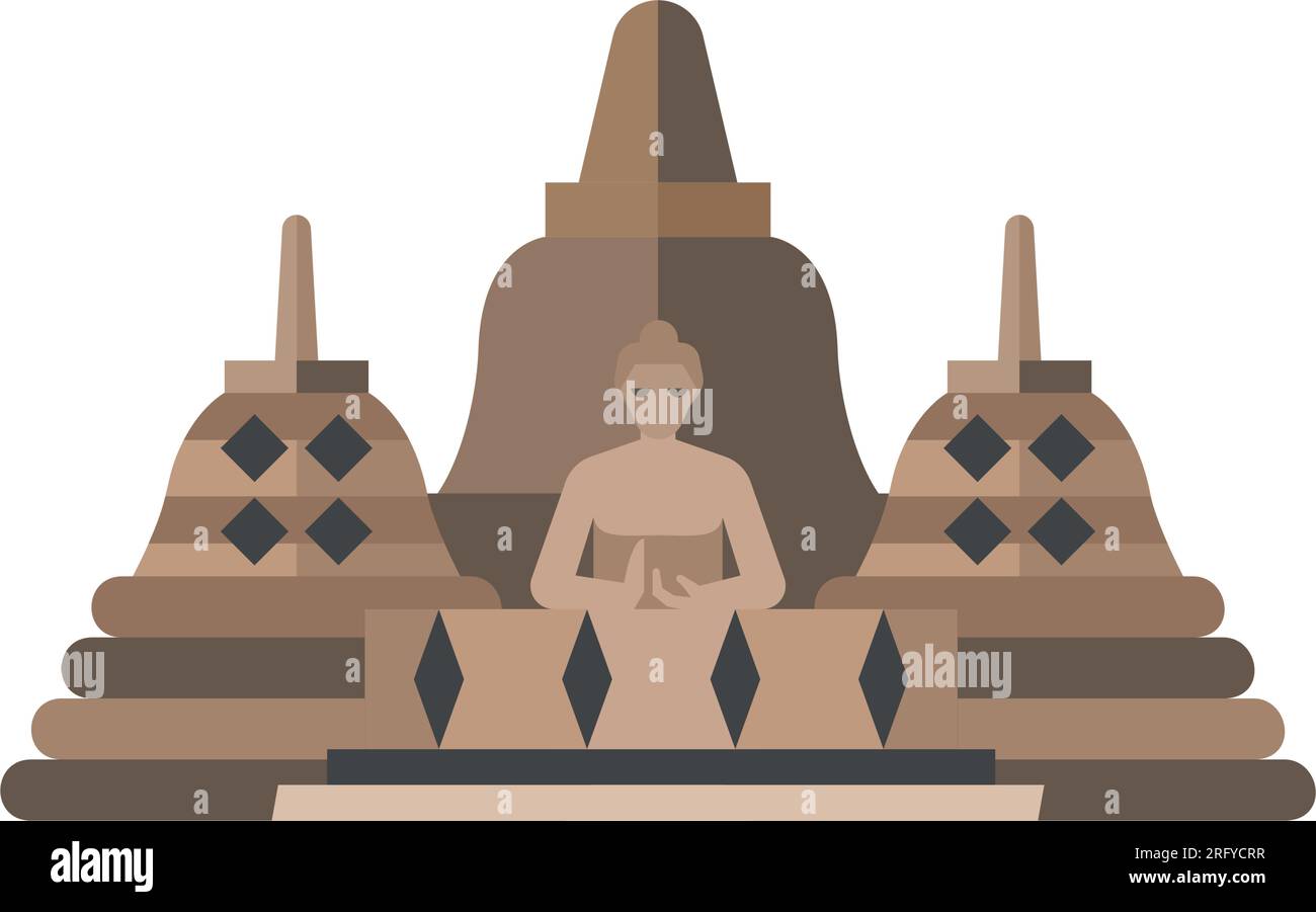 Buddha borobudur Cut Out Stock Images & Pictures - Alamy