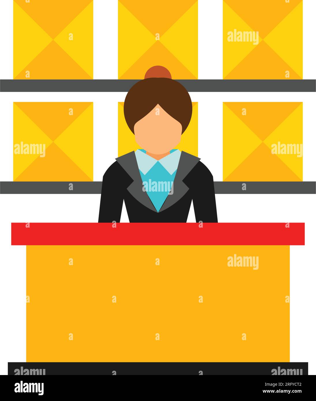 Post office interior icon Stock Vector Image & Art - Alamy