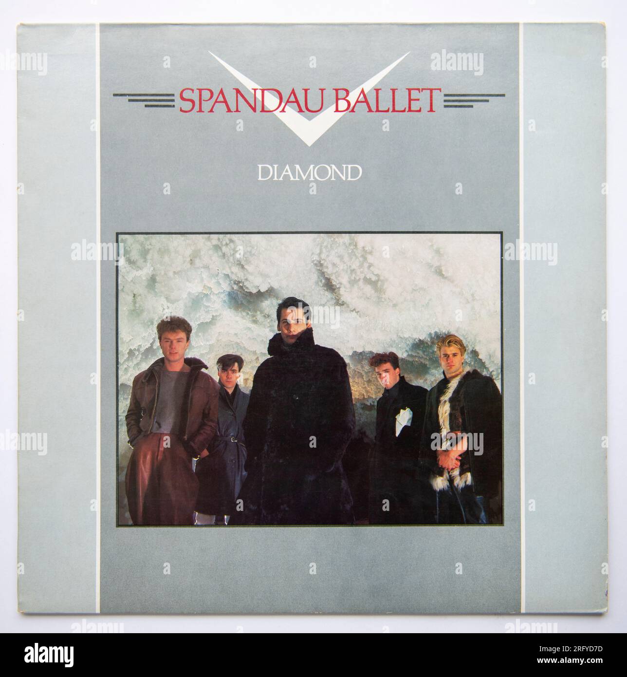 LP cover of Diamond, the second studio album by Spandau Ballet, which ...