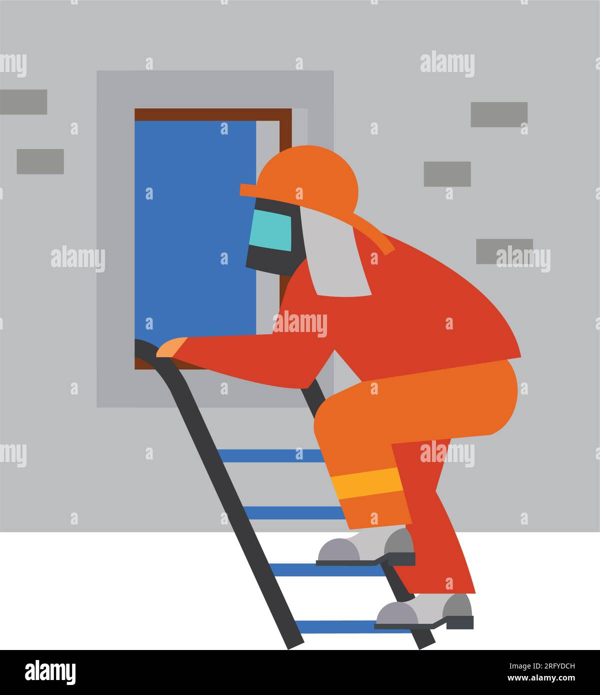 Fire stairs icon Stock Vector Image & Art - Alamy