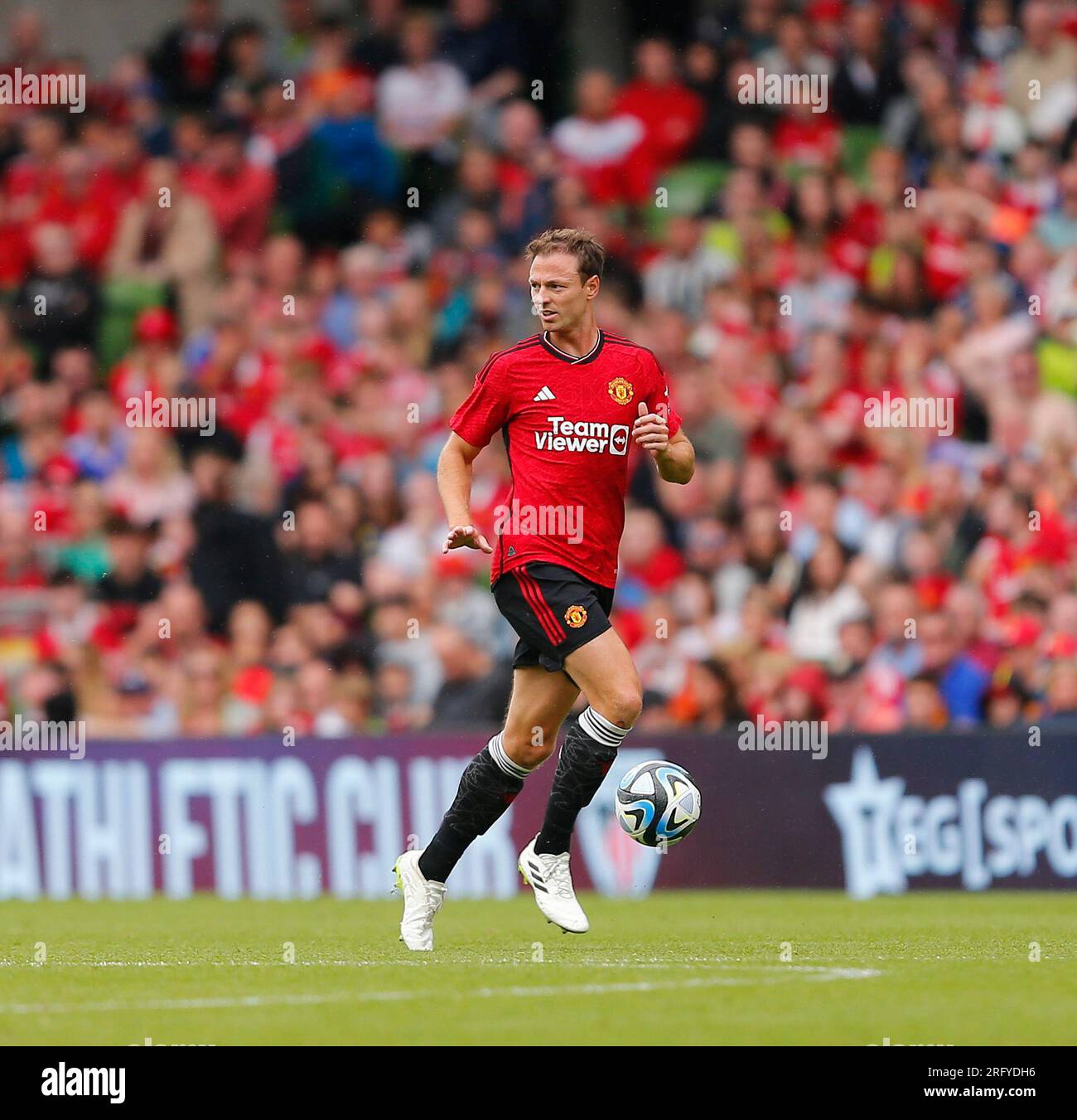 6th August 2023; Aviva Stadium, Dublin, Ireland: Pre Season Football Friendly, Manchester United ...